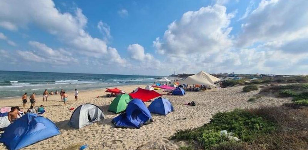 קמפינג חוף מכמורת - גו קמפינג - אתר הקמפינג הישראלי